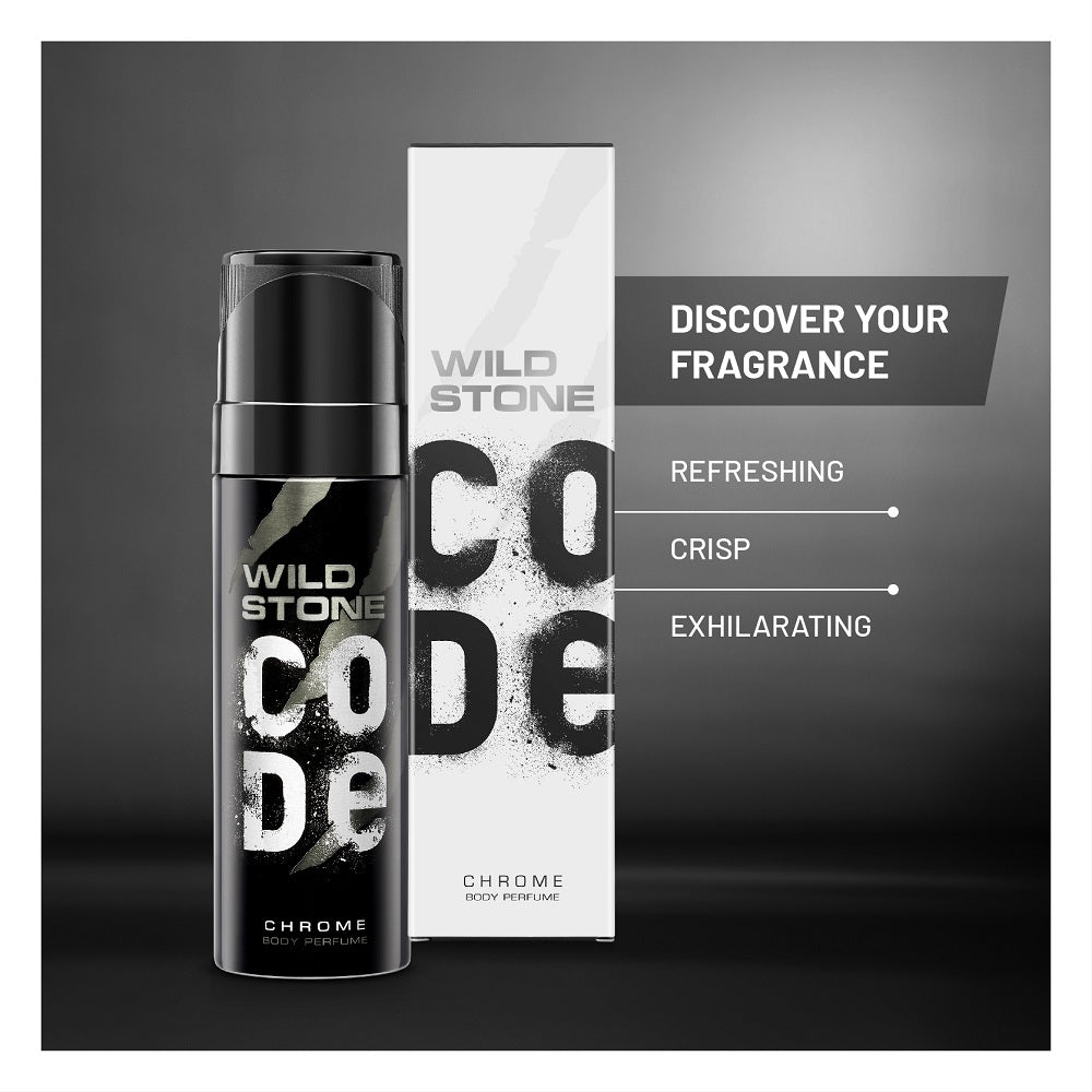 CODE Chrome Body Perfume 120 ml | Body Spray for Men | Wi...