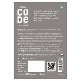 CODE Pyro Perfume for Men 100 ml | Wild Stone CODE