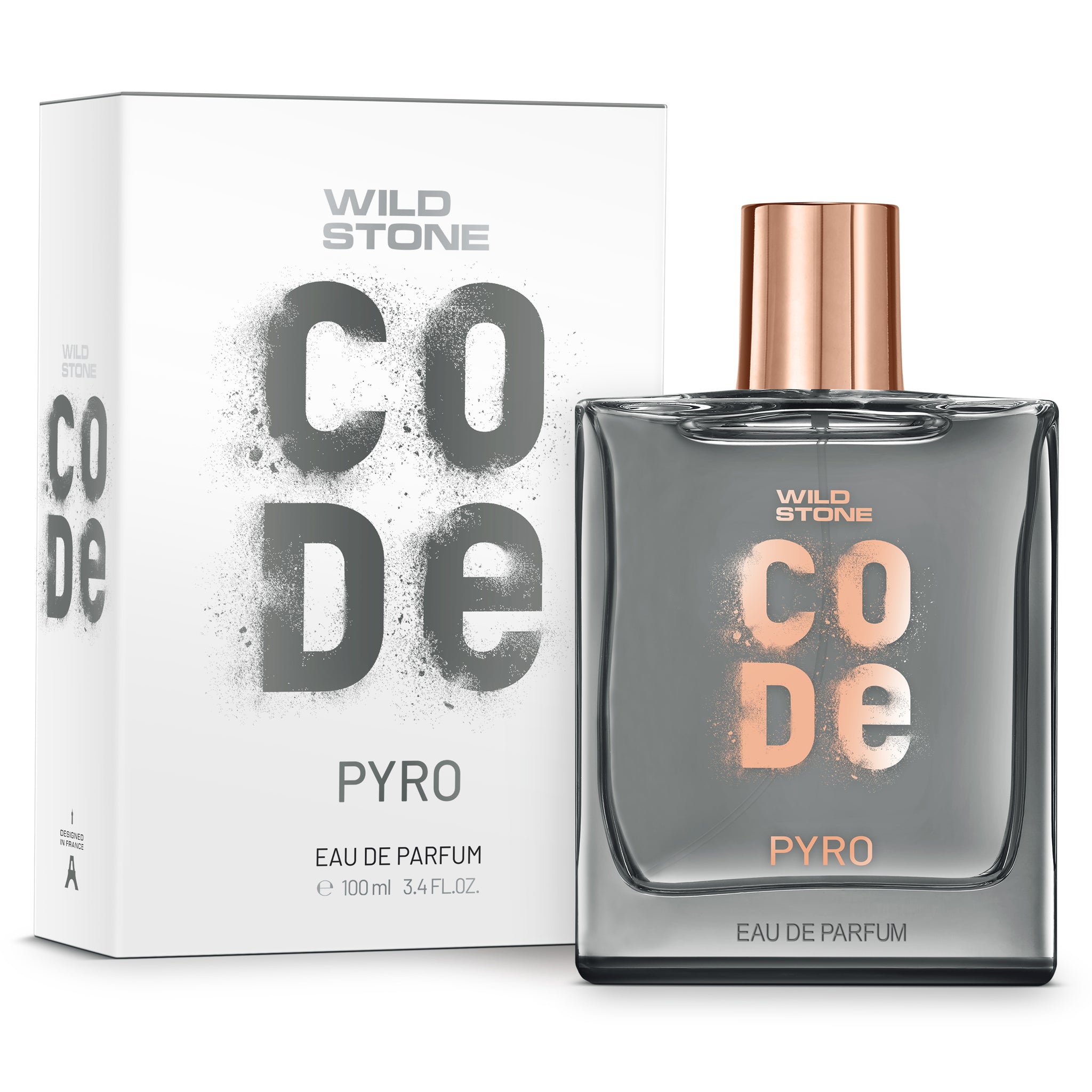 CODE Pyro Perfume for Men 100 ml | Wild Stone CODE